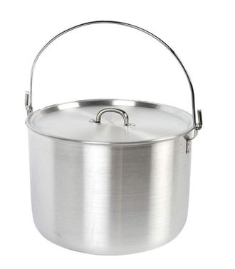 AceCamp Camping Topf für Gaskocher aus Aluminium mit Henkel und Deckel [8L] - Camping Töpfe für Gaskocher, Grills und Feuer - Camping Topfset Campingtopf - Ca