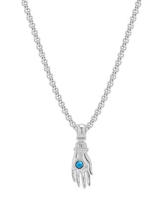 Nialaya collier à pendentif main - Argent