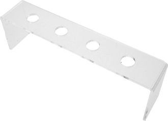 BESPORTBLE Transparenter Acryl Weinstopperhalter mit 4 F&auml;chern Weinflaschenverschluss Display Tischregal f&uuml;r Weinaccessoires Dekoratives Weinregal f&uuml;r K&uuml;che und 