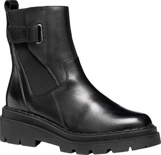 Geox Damen D Felleny Ankle Boot, Schwarz, 37.5 EU