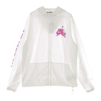 Nike Jordan Klassische Windbreaker-Jacke - - Sport - Herren - Wei&szlig; - L