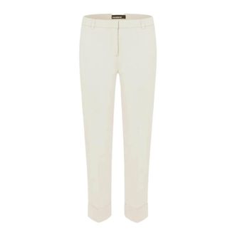 Cambio Krystal Cropped Hosen - - Trousers - Damen - Beige - S