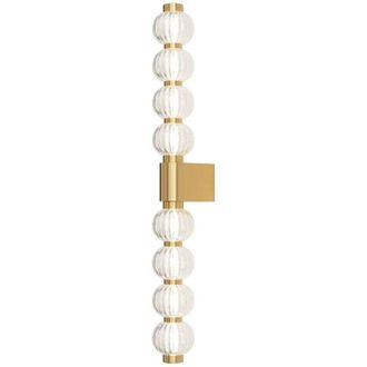 Maytoni [GEBRAUCHT] B-Ware Maytoni Led Wandleuchte Leuchte Amulet Linear 76 Cm Klar Gold Beleuchtung