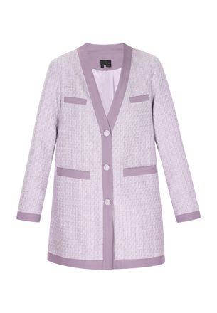 Dreimaster Dreimaster Mantel Mantel Damen heller Lavendel-Glitzer