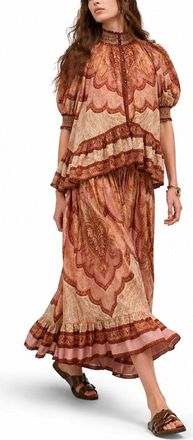 Zimmermann Wanderlust Ruffle Blouse - Multicolor