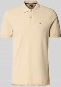 Tommy Jeans Regular Fit Poloshirt aus reiner Baumwolle