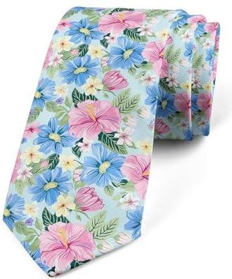 Generic Cravate Pour Hommes Bleu Roses Vert Jaune Classique Tie &Eacute;l&eacute;gant Cravate DAffaires Pour Remise De Dipl&ocirc;me Accessoires Affaires