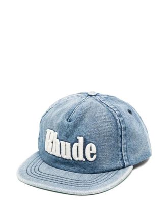 Rhude Caps & M&uuml;tzen - Light Blue Denim Cap - Gr. ONE SIZE - in Blau - f&uuml;r Damen