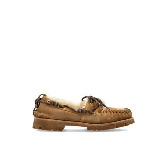 Golden Goose Mocassins Cruise Tank avec doublure en fourrure - Femme - Chaussures - Brun - Taille: 39 EU