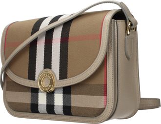 Burberry Fabric Crossbody Bag - Brown