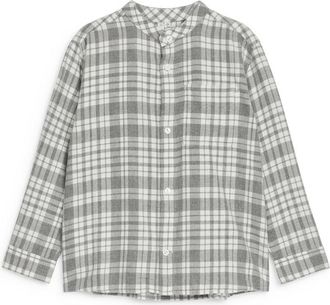 Arket Flanellhemd -Grau