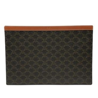 Celine Pre-owned Vintage Clutch - Femme - Pre-owned - Brun - Taille: ONE Size