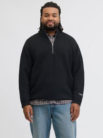 Jack & Jones Plus Size Troyer JORNORREBRO KNIT HALF ZIP PLS