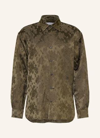 Dries Van Noten Dries Van Noten Jacquard-Hemd Comfort Fit gruen