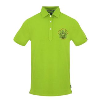 Aquascutum Poloshirt f&uuml;r Herren, Logo, kurz&auml;rmlig (Limone)