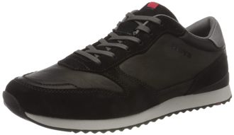 Lloyd Herren Sneaker Edmond, M&auml;nner Low-Top Sneaker,lose Einlage,Normalweit,Turnschuhe,Laufschuhe,Freizeit,sportlich,Mens,Man,Black,40.5 EU / 7 UK