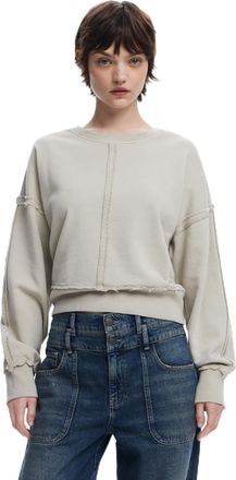 Desigual Damen 25SWSK03 Sweatshirt, Brown, XL