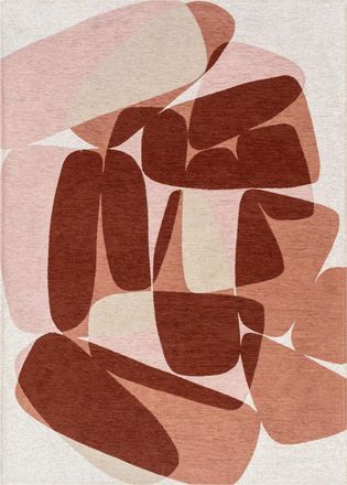 Louis De Poortere Louis De Poortere Teppich Gallery Strones rosa