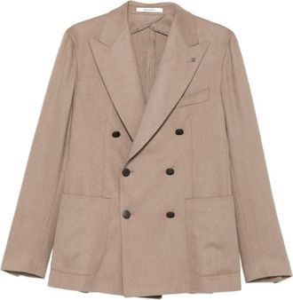 Tagliatore Homme, Vestes, Brun, Taille: 3XL Veste &agrave; double boutonnage