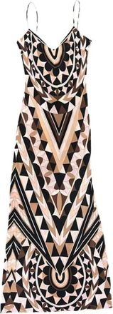 Pucci Femme, Robes, Multicolore, Taille: 38 FR Long Dress Nude