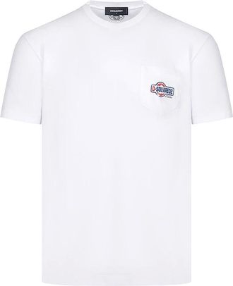 Dsquared2 Femme, Tops, Blanc, Taille: 42 FR T-shirt