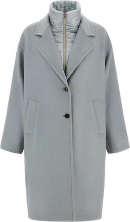 Herno Femme, Manteaux, Gris, Taille: 42 FR Manteau crois&eacute;