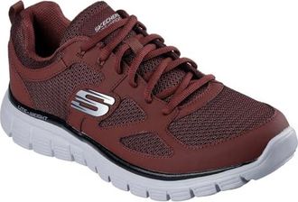 Skechers Burns Agoura Baskets de course en mat&eacute;riau synth&eacute;tique pour homme, bordeaux, 43 EU