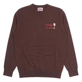 Saint Barth Heron Vacanze Rundhals-Strickware - - Knitwear - Herren - Braun - L