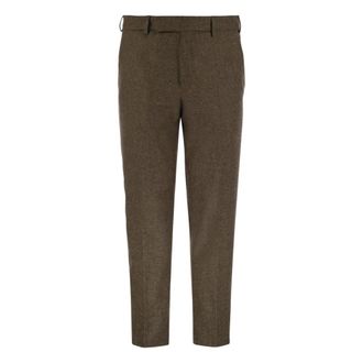 Pantaloni Torino Woll- und Seidenflanellhose - - Trousers - Herren - Braun - L