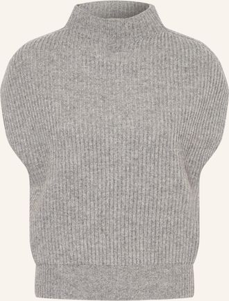 Lilienfels Lilienfels Pullunder Mit Cashmere grau