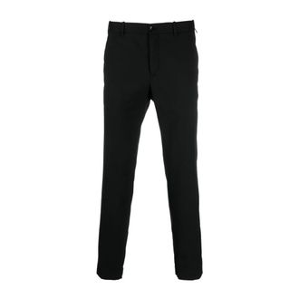 Incotex Schwarze Cropped-Hose aus Wollmischung - - Trousers - Herren - Schwarzk - S
