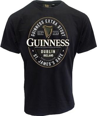 Guinness T-shirt Guinness Foreign Extra Classic Label, Noir, S