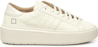 D.A.T.E. D.a.t.e., Femme, Chaussures, Beige, Taille: 37 EU Baskets à plateforme basse