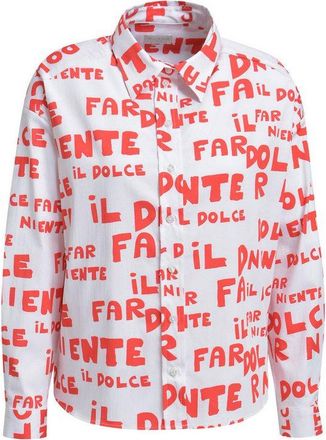 Milano Langarmbluse mit All Over Print