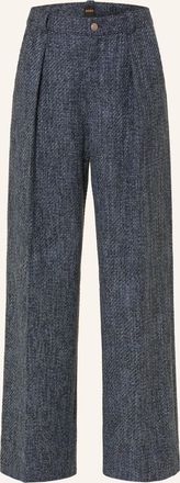 HUGO BOSS Boucl&eacute;-Hose Tanjura blau