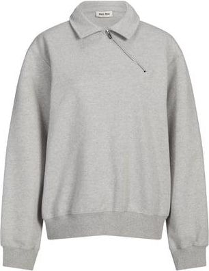 Miu Miu Sweatshirt col classique en coton