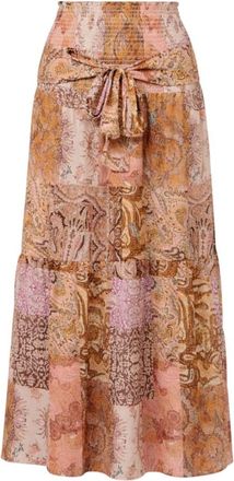 Liu Jo Femme, Jupes, Multicolore, Taille: 42 FR Jupe Maxi 2-en-1