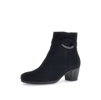 Gabor Damen Chelsea Boots, Frauen Stiefeletten,Best Fitting,uebergangsschuhe,uebergangsstiefel,Schlupfstiefel,flach,Bootee,schwarz,41 EU / 7.5 UK