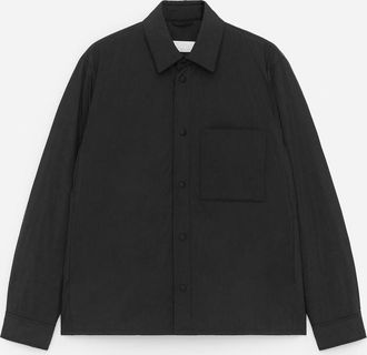 Arket Leicht Gef&uuml;ttertes Overshirt -Schwarz