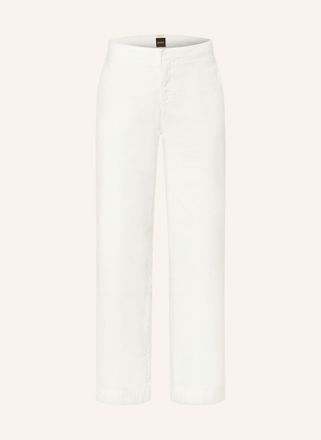 HUGO BOSS Marlenehose Tahilone weiss