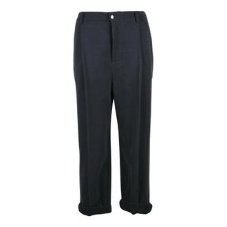 Brunello Cucinelli Tuta Cropped Hosen - - Trousers - Damen - Schwarzk - XS