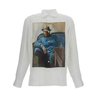 Junya Watanabe Bedrucktes Hemd - - Shirts - Herren - Wei&szlig; - L