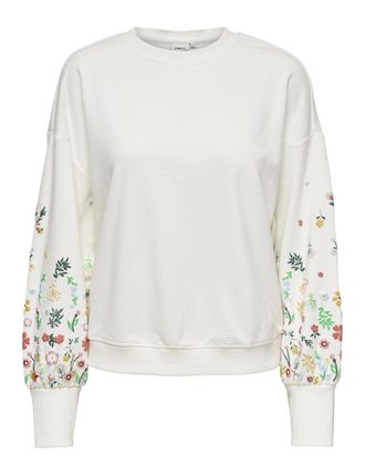 Only Female Sweatshirt ONLBROOKE2025-refresh,L/S2025-refresh,O-NECK2025-refresh,FLOWER2025-refresh,SWT2025-refresh,NOOS Sweatshirt