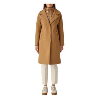 Herno Femme, Manteaux, Brun, Taille: 36 FR Manteau crois&eacute; en twill