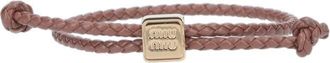 Miu Miu Leather Bracelet