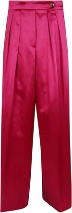 Dries Van Noten Femme, Pantalons, Rose, Taille: 40 FR Pamplona Wide Pantalons