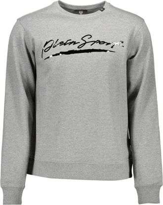 Plein Sport Homme, Sweatshirts et sweats &agrave; capuche, Gris, Taille: L SweaT-shirt &agrave; Manches Longues