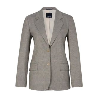 Joop Femme, Vestes, Gris, Taille: 44 FR Blazer Coupe Ample &agrave; Motif Fin