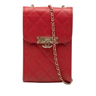 Chanel Pre-owned Handyhalter - - Pre-owned - Damen - Rot - ONE SIZE
