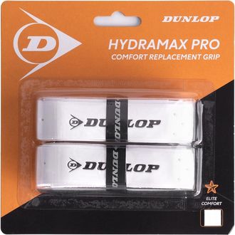 Dunlop Dunlop Hydromax Pro Squash Ersatzgriff, Weiß (2er-Pack)